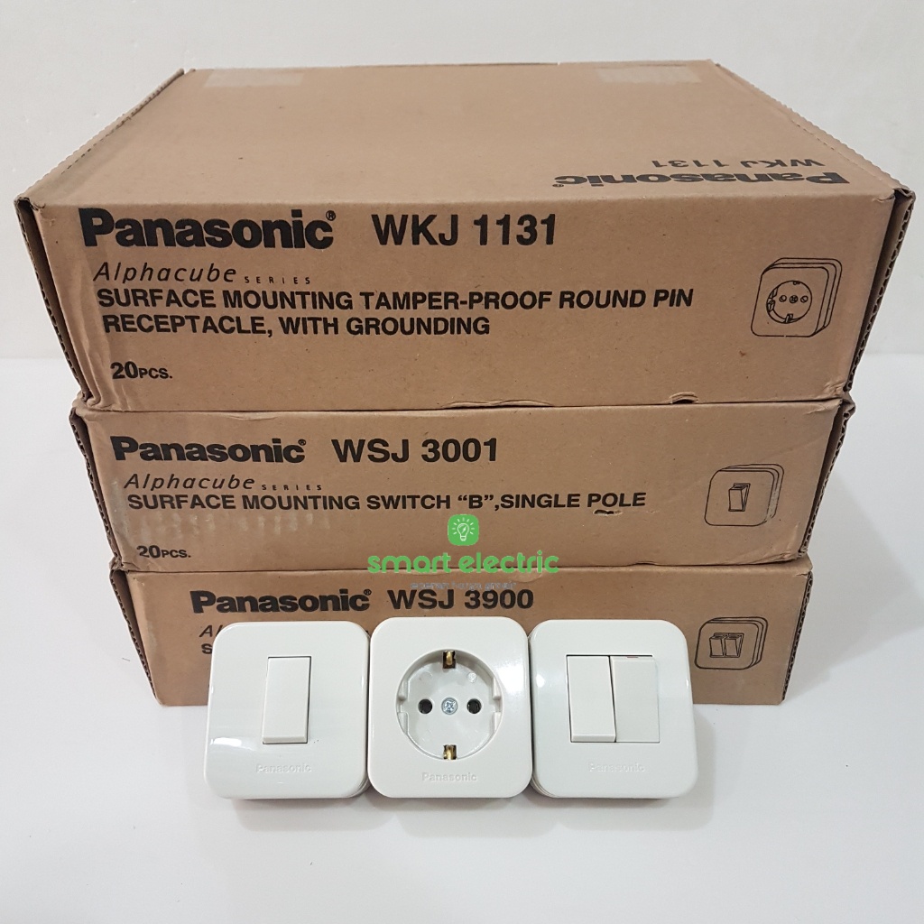 Jual Panasonic Saklar OB Stop Kontak Outbow Timbul Dinding Bagus Murah ...