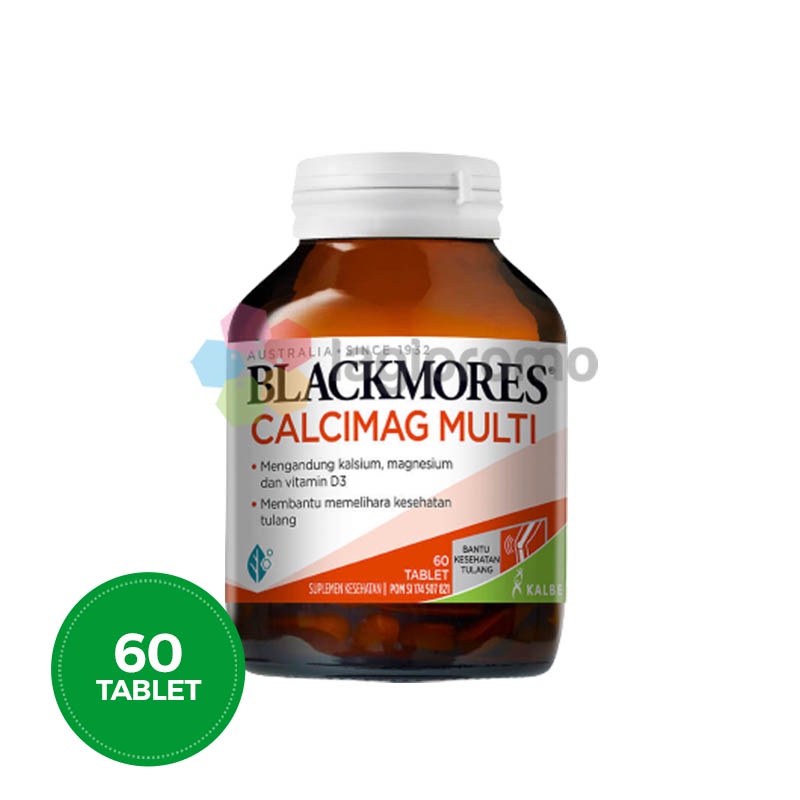 Jual Blackmores Calcimag Multi 60 Tablet Kalsium Magnesium Vitamin D3 Suplemen Kesehatan Tulang ...