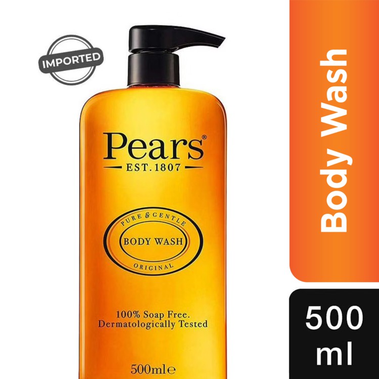 Jual Pears Pure & Gentle Body Wash Original 500ml | Shopee Indonesia