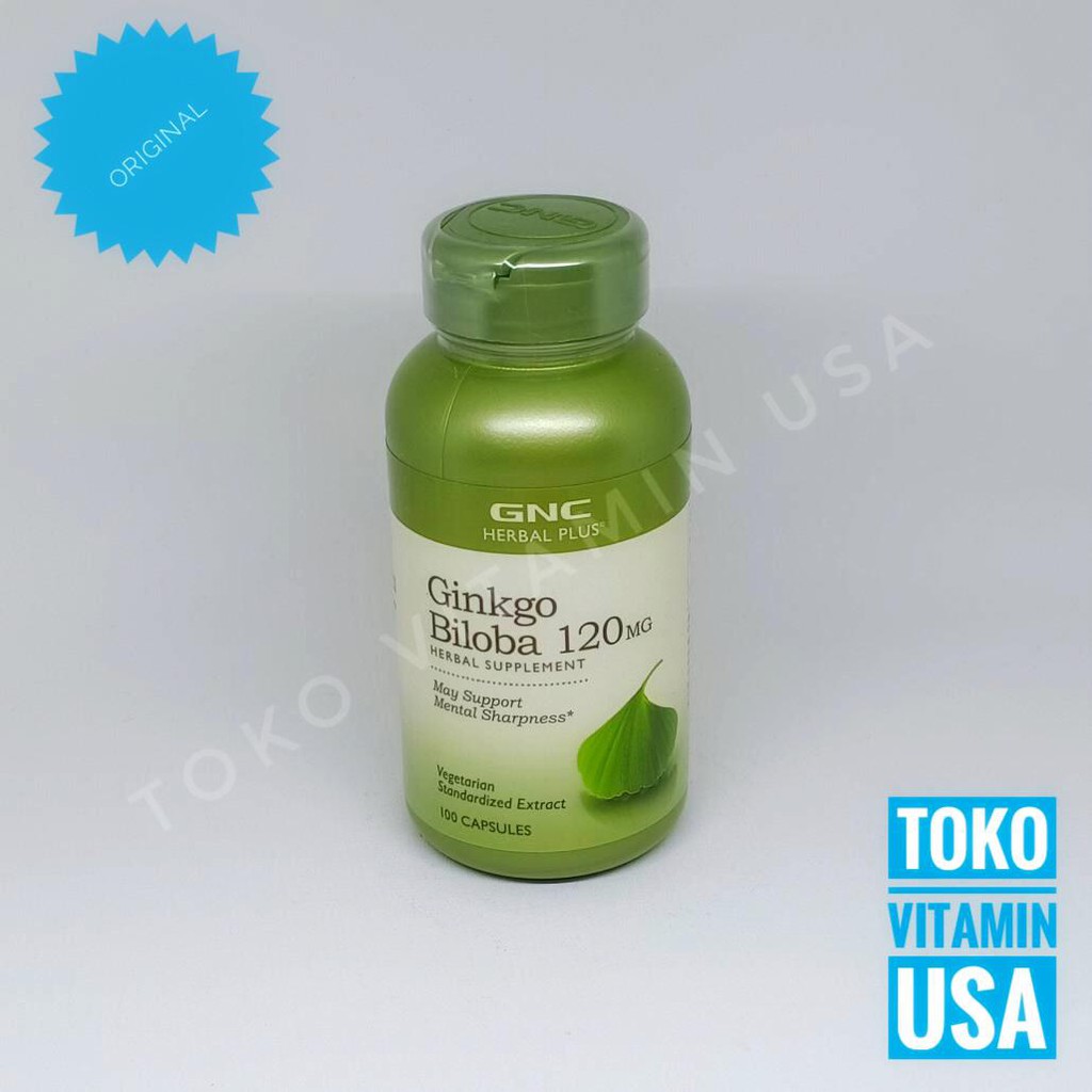 Jual Ginkgo Biloba 120 Mg Ginkgo Biloba 120 Mg Herbal Supplement ...