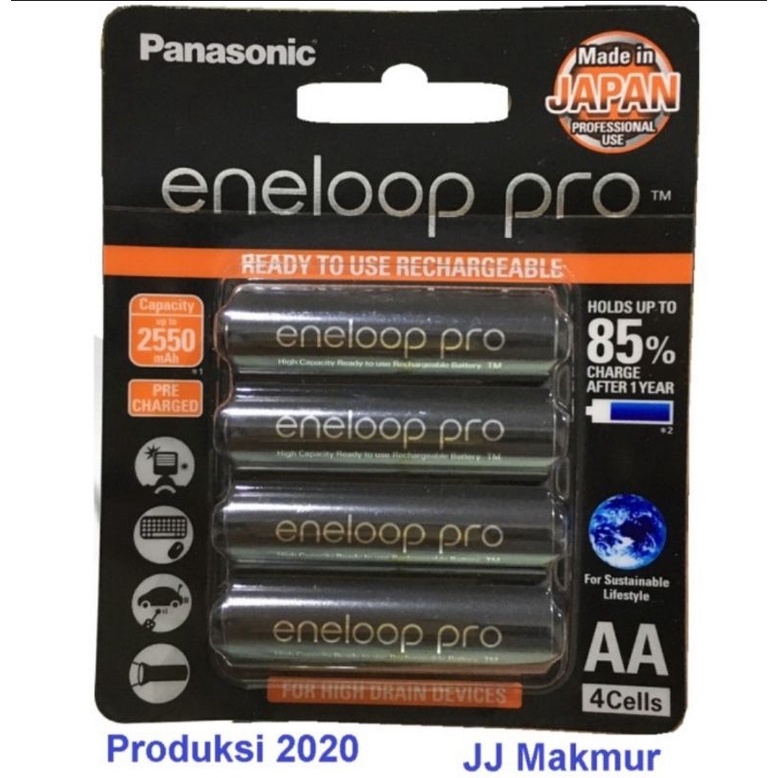 Jual Battery Panasonic Eneloop Pro AAA Rechargable Baterai Batere ...