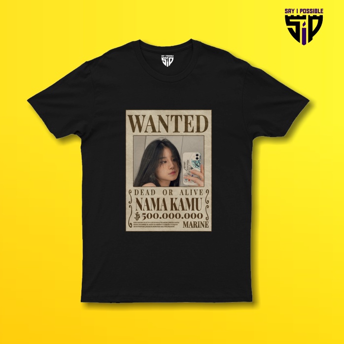 Jual KAOS CUSTOM ANIME WANTED POSTER ONE PIECE ( BISA CUSTOM FOTO, NAMA ... Jual KAOS CUSTOM ANIME WANTED POSTER ONE PIECE ( BISA CUSTOM FOTO, NAMA ...