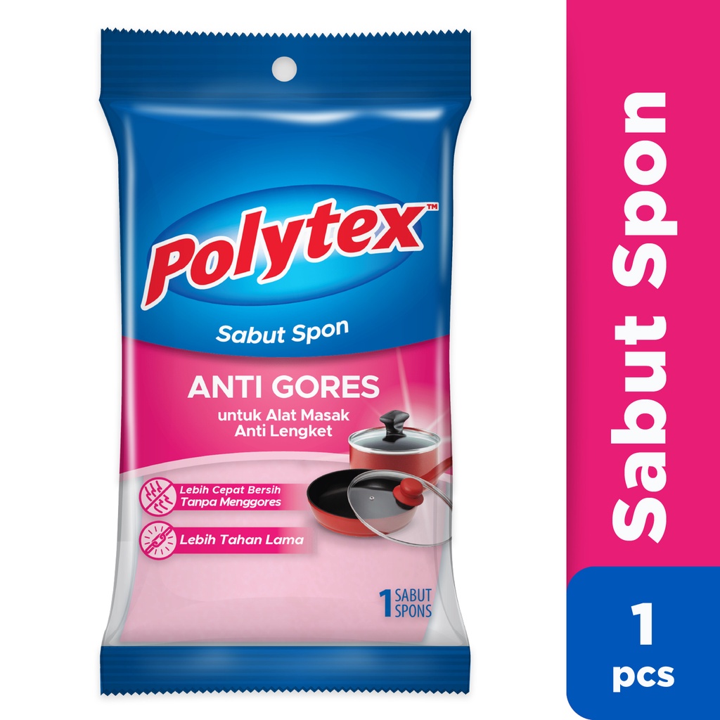Jual Polytex Sabut Spon Anti Gores untuk Alat Masak Anti Lengket ...