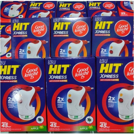 Jual HIT EXPRESS Good Knight ALAT + REFFIL 45 Hari | Shopee Indonesia