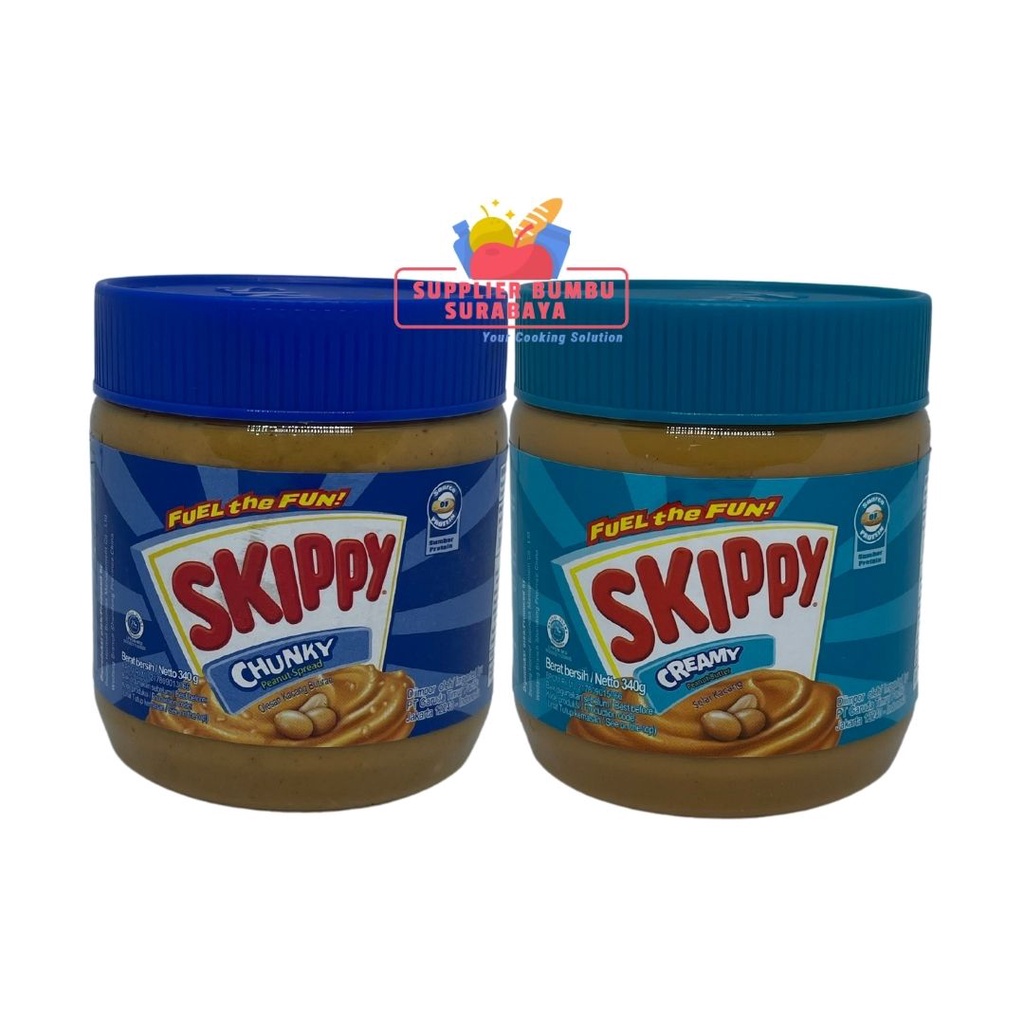 Jual Skippy Selai Kacang Creamy Chunky Peanut 340g | Shopee Indonesia