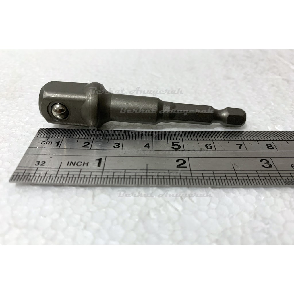 Jual Magnetic Socket Adapter 1/2" Hex Sambungan Adaptor Ekstensi Kepala ...