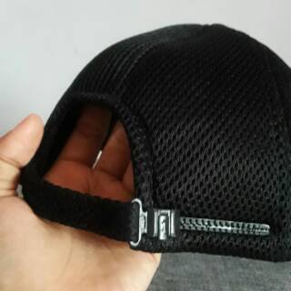 Jual TOPI SECURITY - TOPI SECURITY LOGO PUTIH JARING DOUBLE MESH ...