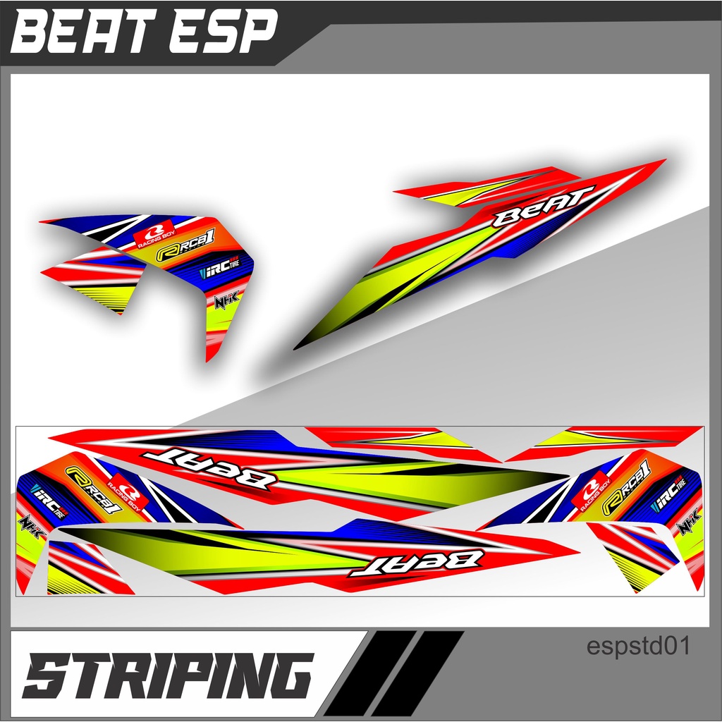 Jual STRIPING VARIASI BEAT ESP STD RACING SANGAT COCOK UNTUK MENAMBAH ...