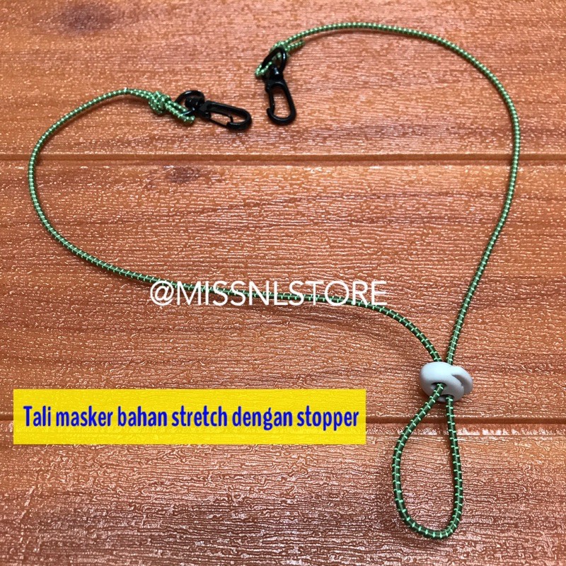 Jual Tali Masker Simple Flexible Dengan Stopper | Shopee Indonesia