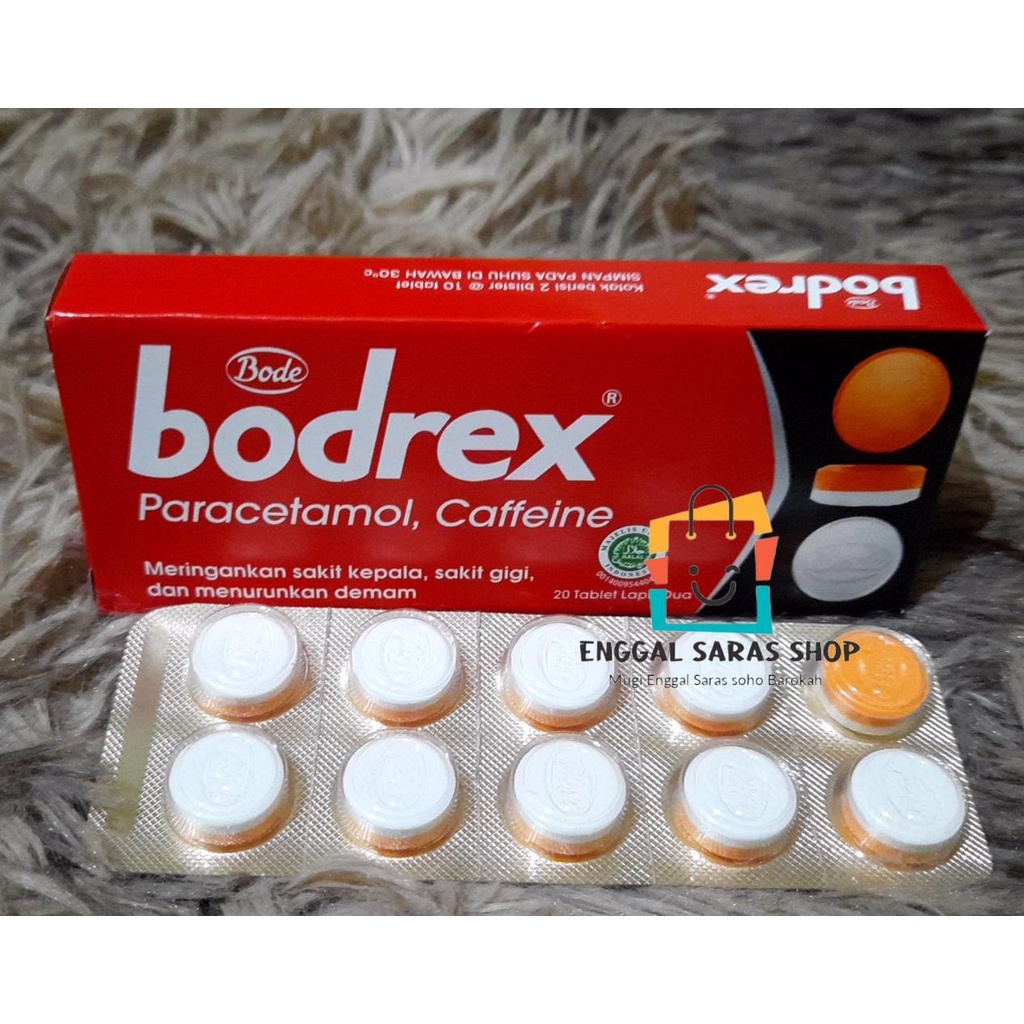 Jual BODREX 1 STRIP 10 TABLET MERINGANKAN SAKIT KEPALA SAKIT GIGI DAN ...