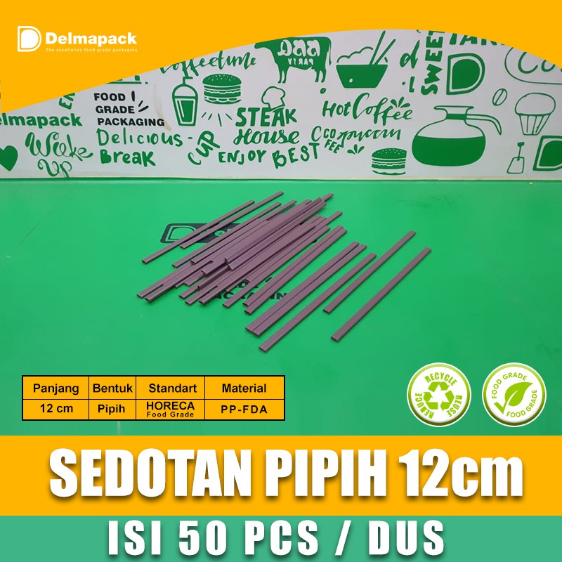 Jual Sedotan Kopi Pipih 12cm - Stirrer Pipih 12cm - 50 pcs | Shopee ...