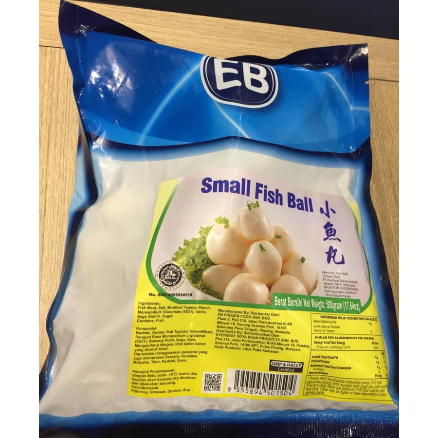 Jual EB Everbest Small Fish Ball - Baso Ikan Import Suki Steamboat (500gr) | Shopee Indonesia