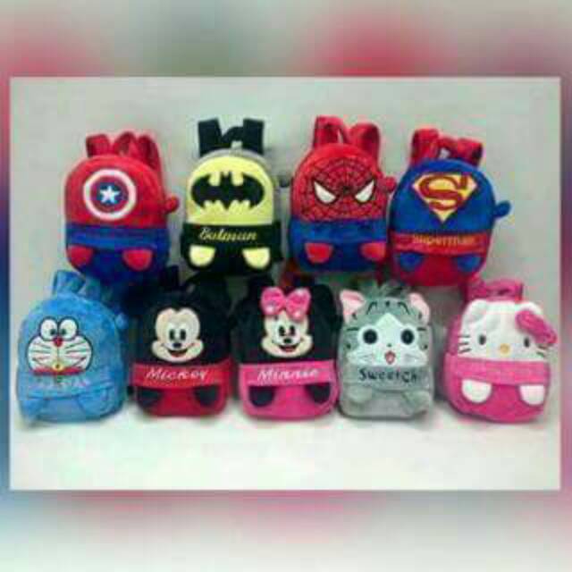 Tas karakter bisa pakai photo dan nama | Shopee Indonesia