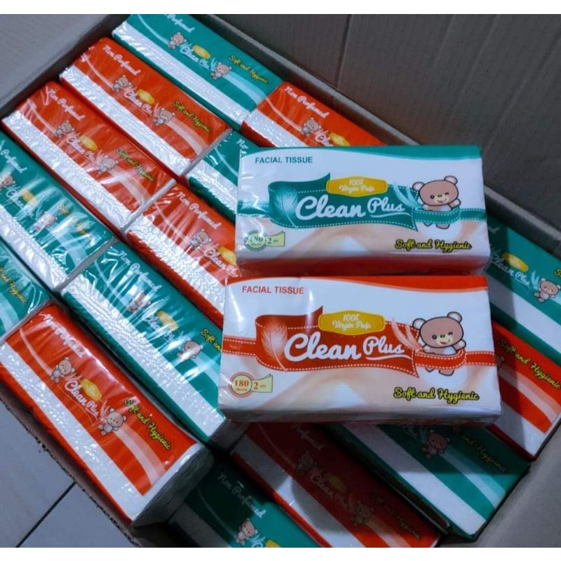 Jual TISSUE CLEAN PLUS (6PCS) | Shopee Indonesia
