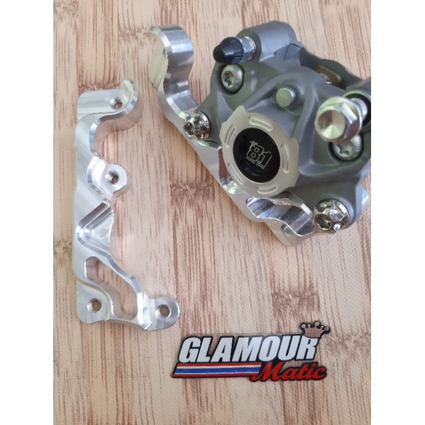 Jual breket kaliper 2p disk 220mm / standar for bottom shock standar ...