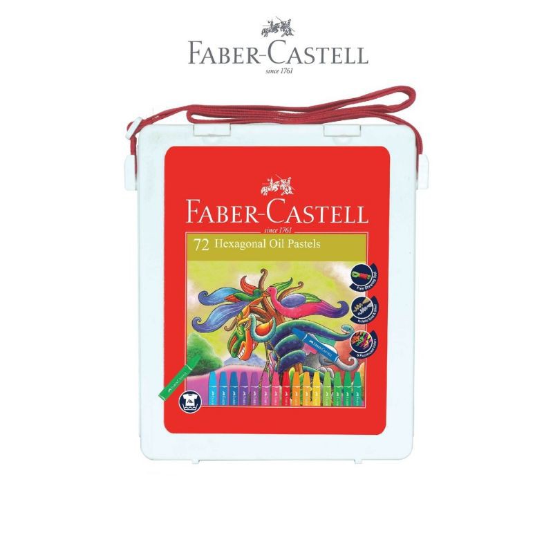 Crayon 72 Warna Faber Castell / Oil Pastel Faber Castell 72 Warna ...