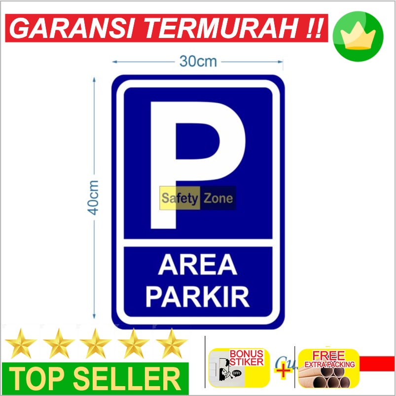 Jual Promo RAMBU AREA PARKIR 30X40Cm Keren | Shopee Indonesia