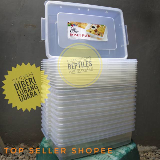 Jual Kota Box Donat Bening I-One Pack | Shopee Indonesia