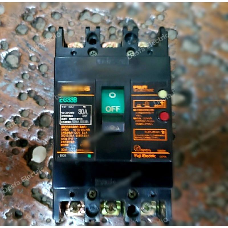 Jual ELCB Breaker Fuji EG33B 3 Phase 30 A | Shopee Indonesia