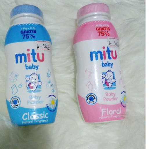 Jual MITU BABY POWDER FRESH & CLEAN CLASSIC 100 gr + 50 gr | Shopee ...