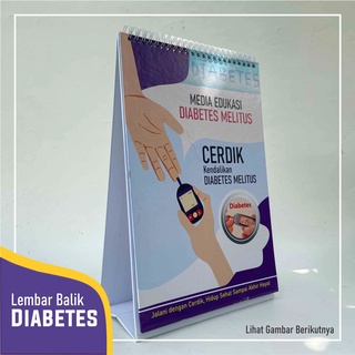 Jual Buku Lembar Balik Diabetes Melitus, Lembar Balik DM, Media Edukasi ...