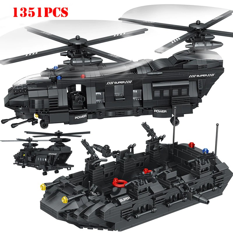 Jual Mainan Lego Military Swat Team Special Police Force Transport ...
