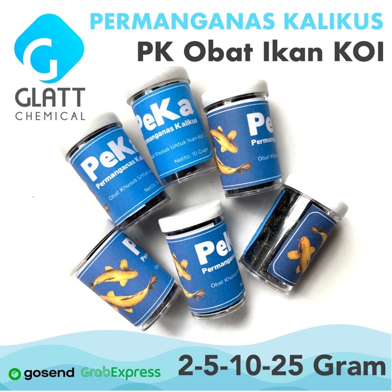 Jual [Termurah] PK Obat Ikan KOI Eceran - Serbuk Peka Permanganas ...