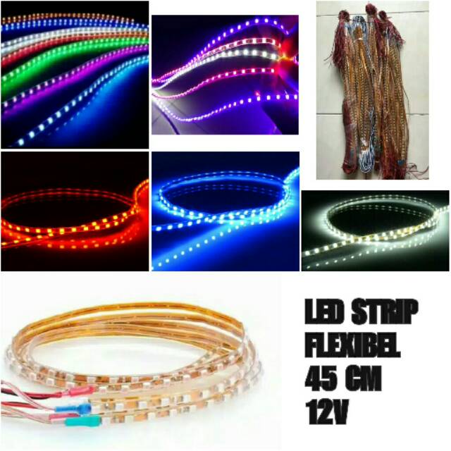 Jual Led Strip 45 Cm Super Terang 12 Volt | Shopee Indonesia