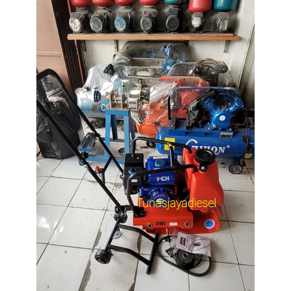 Jual Mesin Stamper Kodok Perata Tanah // Aspal + Mesin 7.5Hp HDI By ...