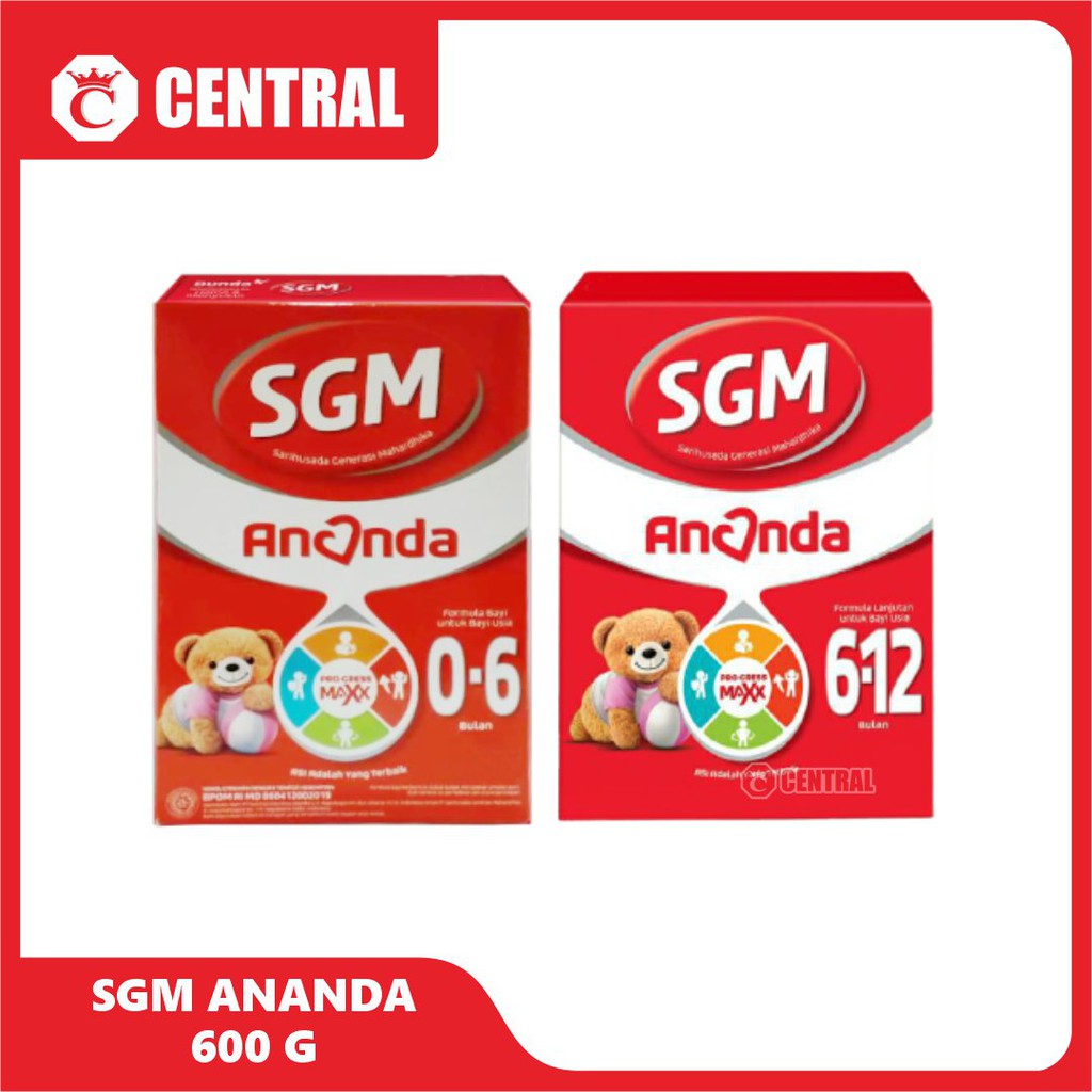 Jual SGM ANANDA 0-6 & 6-12 BULAN 600GR | Shopee Indonesia