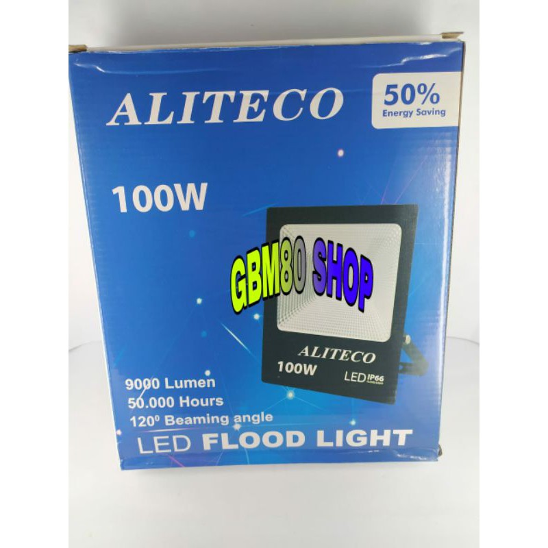 Jual Kap Lampu Sorot/Lampu Tembak 100 Watt ALITECO Cahaya Putih Dan Kuning | Shopee Indonesia