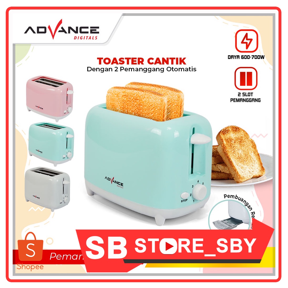 Jual Pemanggang Roti Listrik / TOASTER ROTI ADVANCE T 8866 Indonesia ...