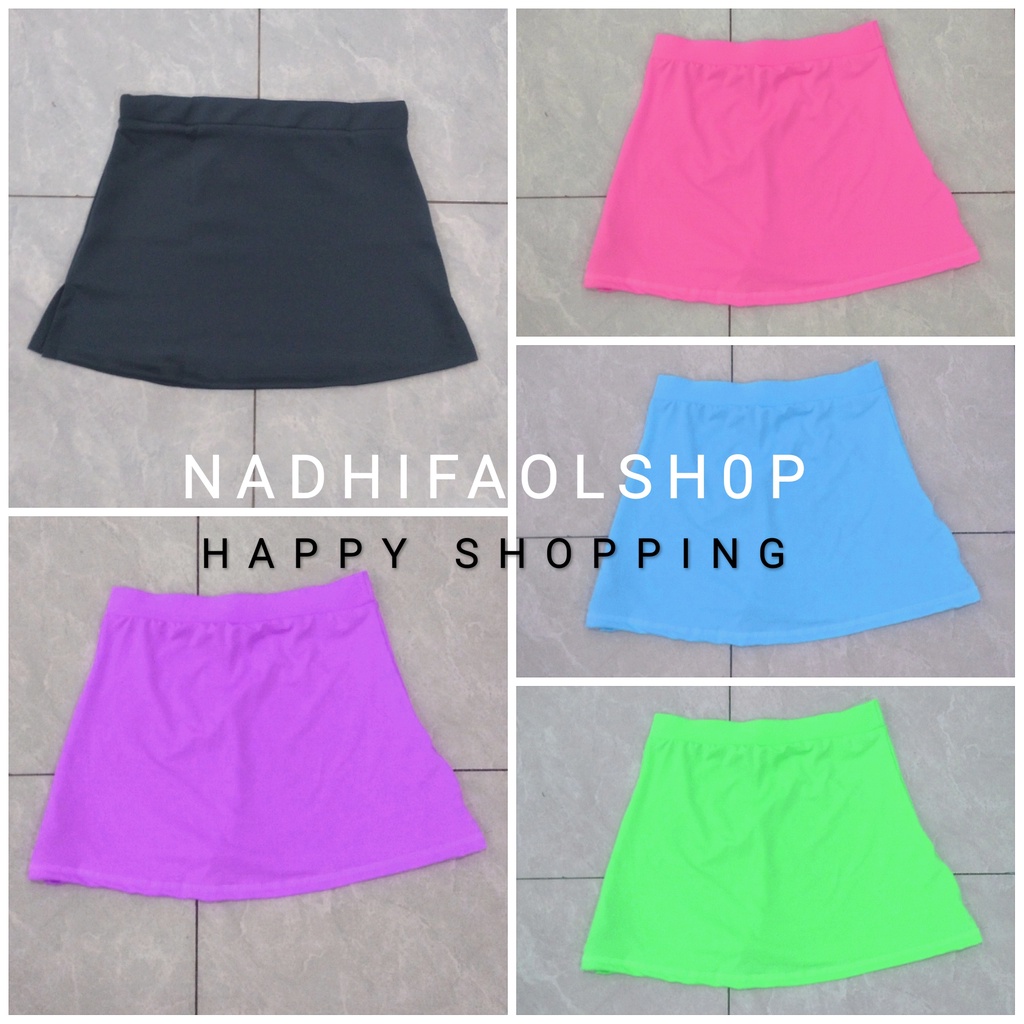 Jual Rok Senam Pendek Wanita M, L, XL, XXL [COD] | Shopee Indonesia