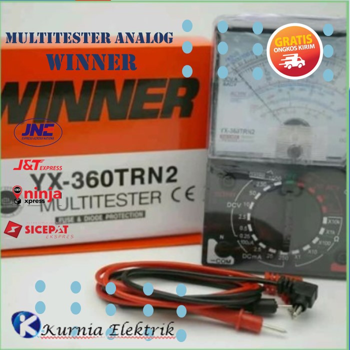 Jual MULTITESTER ANALOG MULTIMETER WINNER YX-360TRN2 . Indonesia|Shopee ...