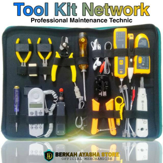 Jual Toolkit Set Tool Kit Network Alat Teknik Jaringan Lan & Telepon V1 ...
