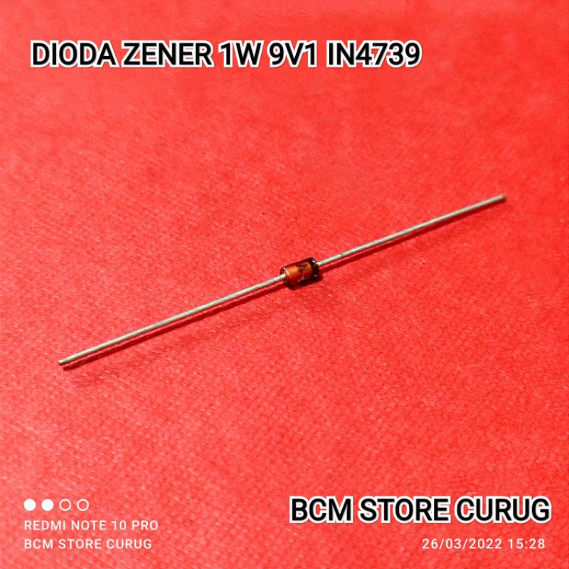 Jual 10 BUAH Dioda Zener 1W 9V1 9,1V 1N4739A IN4739A 4739A IN4739 | Shopee Indonesia