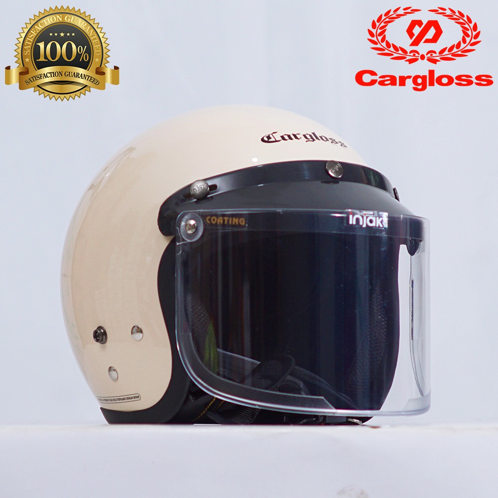 Jual Helm Cargloss Avorio Naiade Original Cargloss Free Visor Helm ...