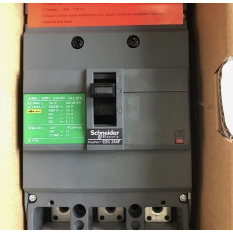 Jual Schneider MCCB Breaker EZC250F 125a 160a 200a 250a | Shopee Indonesia