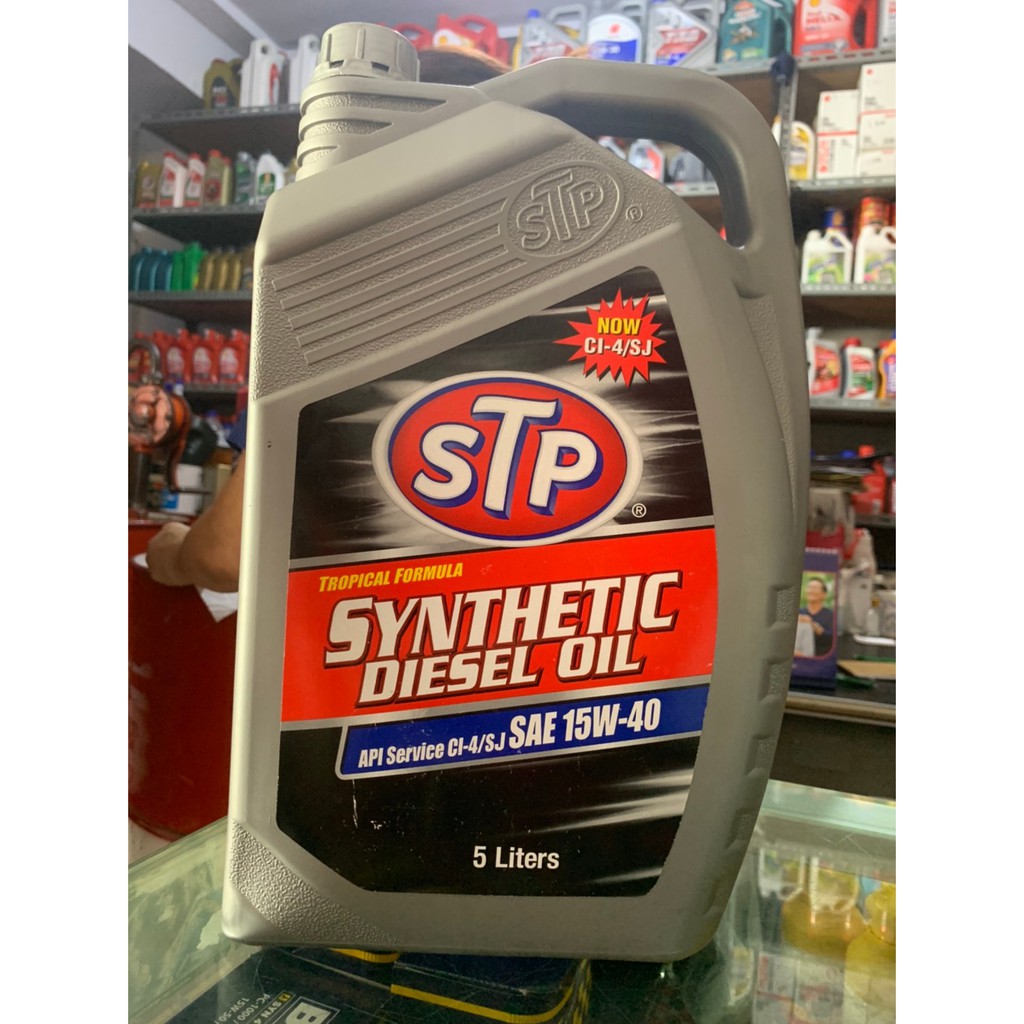 Jual STP Synthetic Diesel Oil SAE 15W-40 (5L) | Shopee Indonesia