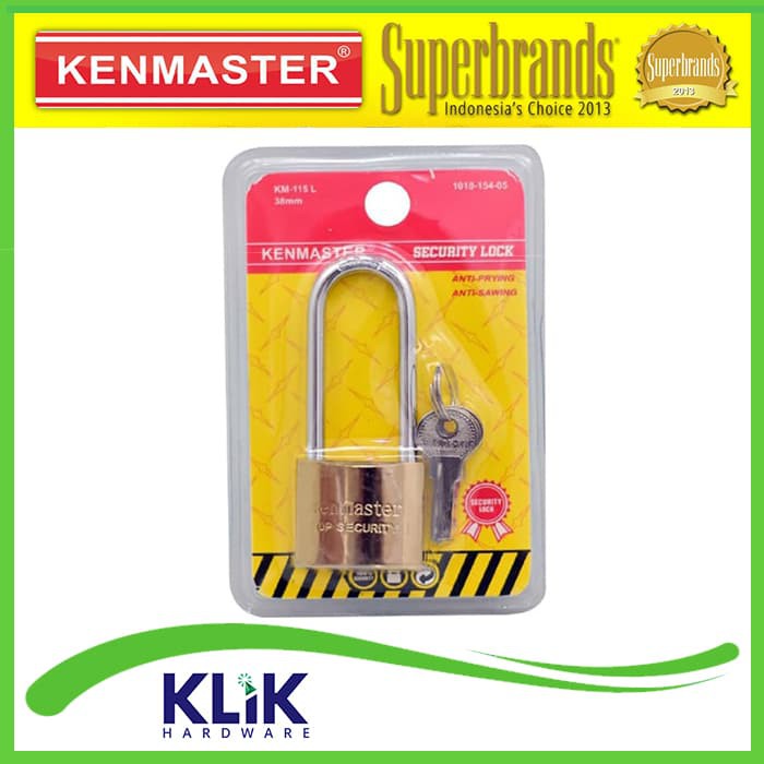 Kenmaster Gembok Kuning Pintu Rumah Pagar Panjang 50 mm | Shopee Indonesia
