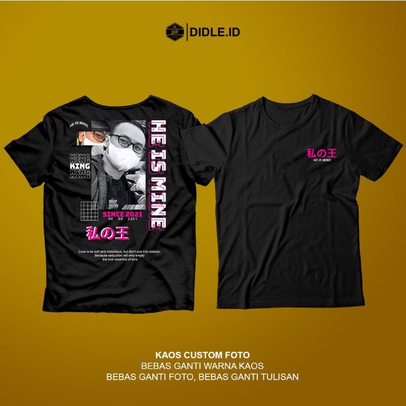 Jual KAOS CUSTOM AESTHETIC | kaos he is mine | kaos bucin Indonesia ... Jual KAOS CUSTOM AESTHETIC | kaos he is mine | kaos bucin Indonesia ...