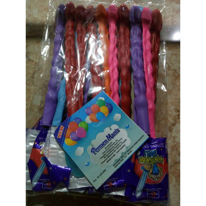 Jual permen tangkai kaki balon isi 20pc | Shopee Indonesia