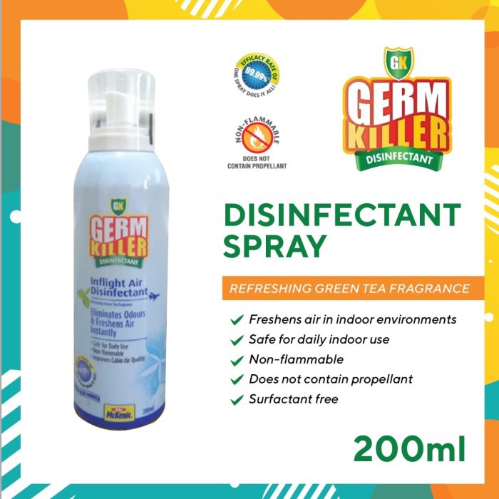 Jual Spesial Promo - Germ Killer Spray Air - Inflight Air Disinfectant ...