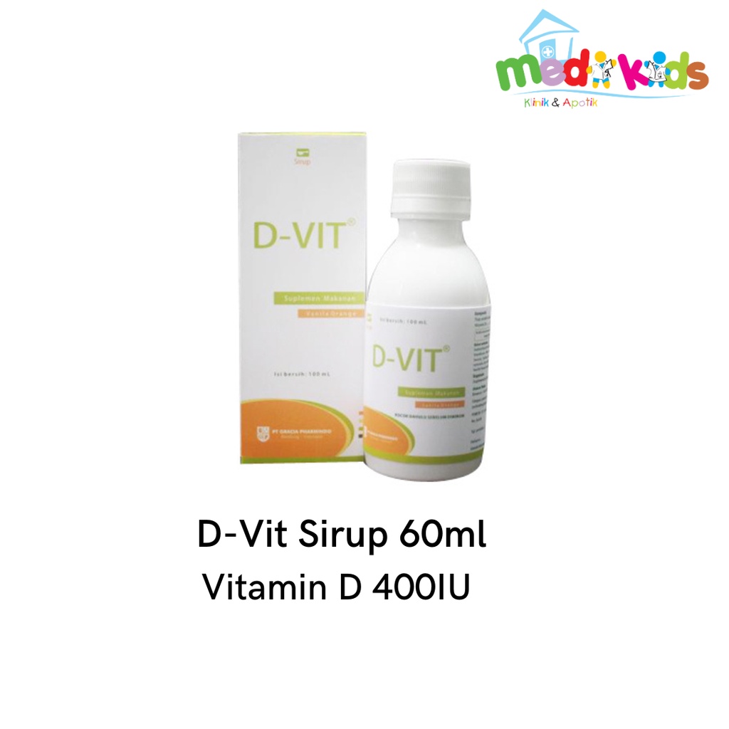 Jual D-VIT D Vit Sirup Vitamin 100ML D3 | Shopee Indonesia