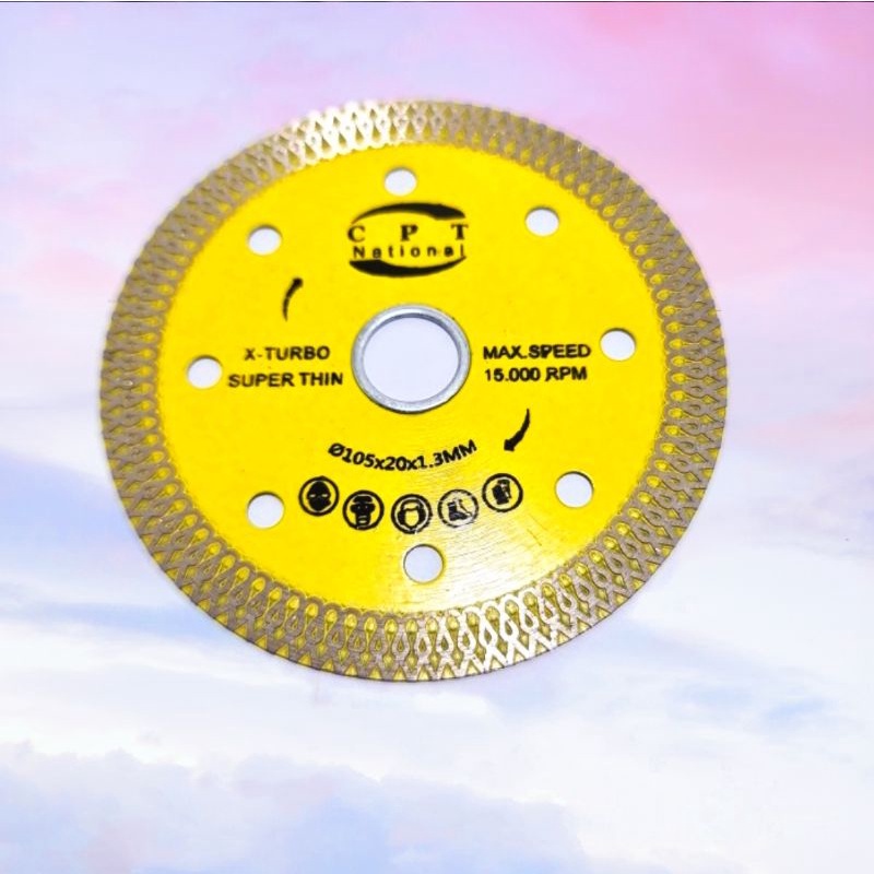 Jual Mata potong marmer granit batik 4" diamond wheel superthin X turbo ...