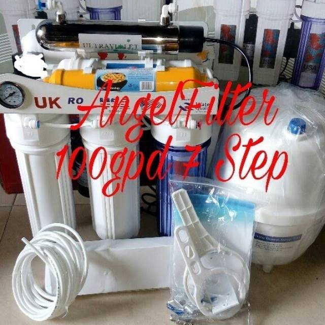 Jual Mesin Filter Air RO 100Gpd 7Step (Membran Filmtec 100gpd) | Shopee ...