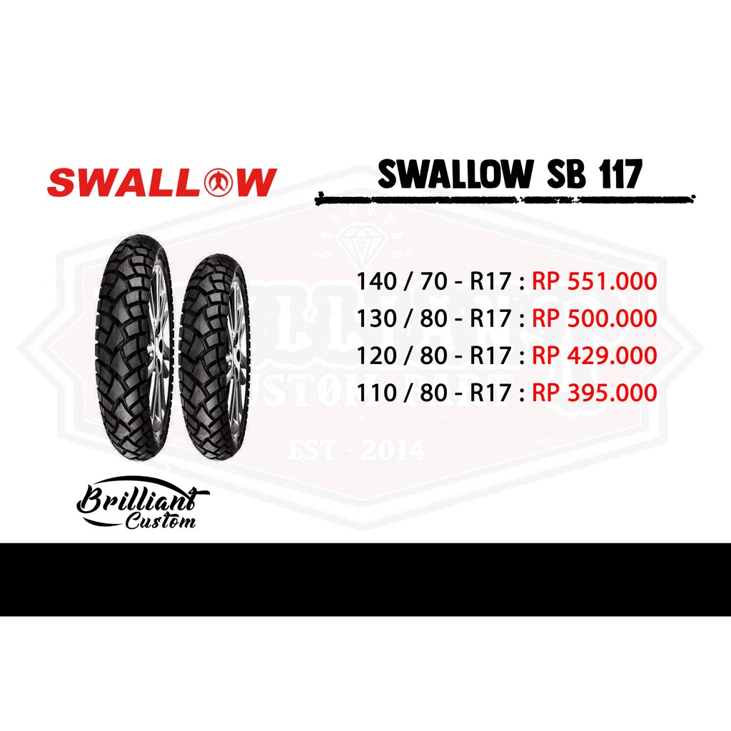 Jual Ban Swallow SB 117 Ring 17 | Shopee Indonesia