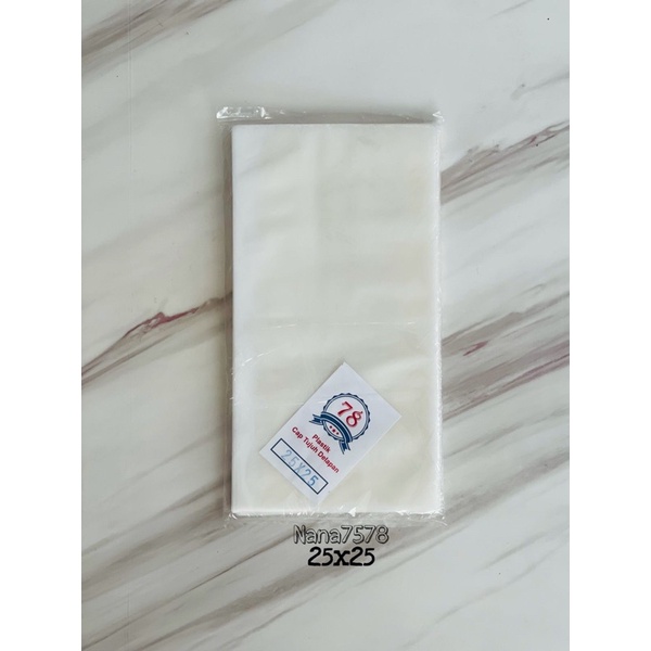 Jual Plastik sheet alas nasi/plastic lembaran size 25 | Shopee Indonesia