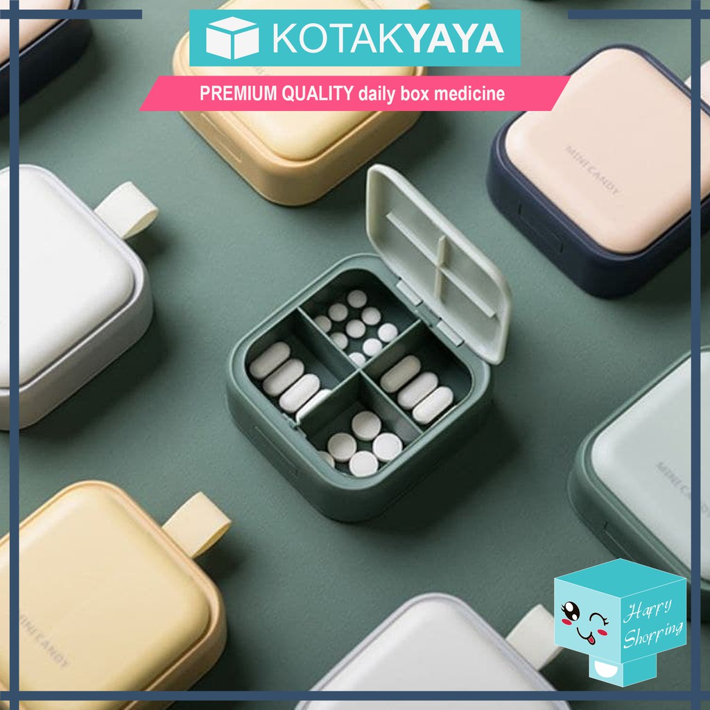 Jual PREMIUM QUALITY daily box Medicine Kotak obat harian | Shopee ...