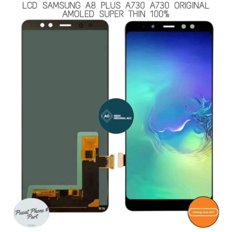 Jual LCD SAMSUNG A8 PLUS A730 SUPER AMOLED ORIGINAL FULLSET TOUCHSCREEN ...